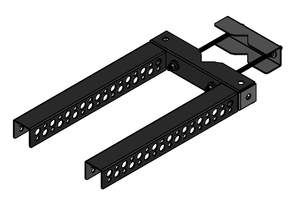 LOW PIM CABLE SUPPORT BRACKET - MULTI-CONFIGURABLE. D-SSAN2620